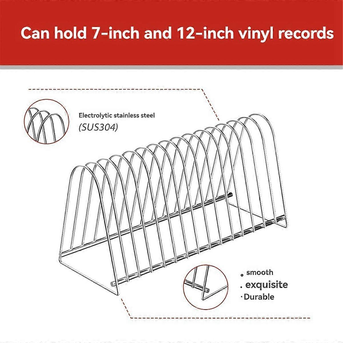 Vinyl Record Stand Storage Holder for Vinyl Records Drying Table Record ...