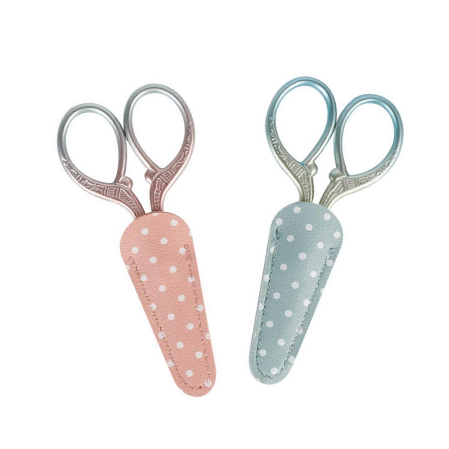 4Pcs Scissors Sheath Leather Scissors Cover Sewing Embroidery Scissors ...