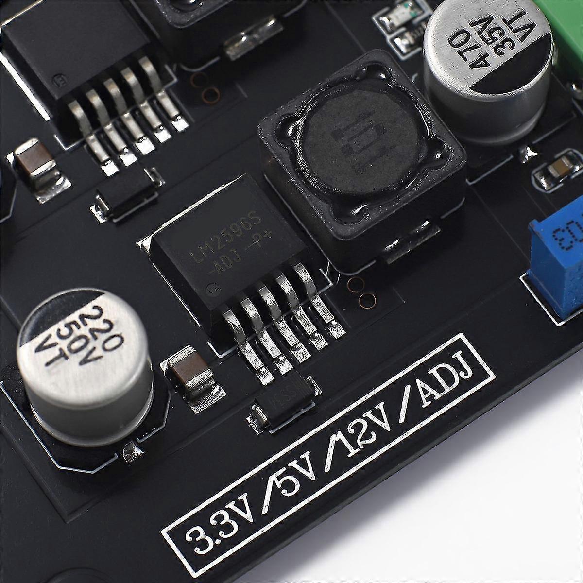 Lm2596 Multi Channel Switching Power Supply 3.3v/5v/12v/adj Adjustable Voltage Output Power ...