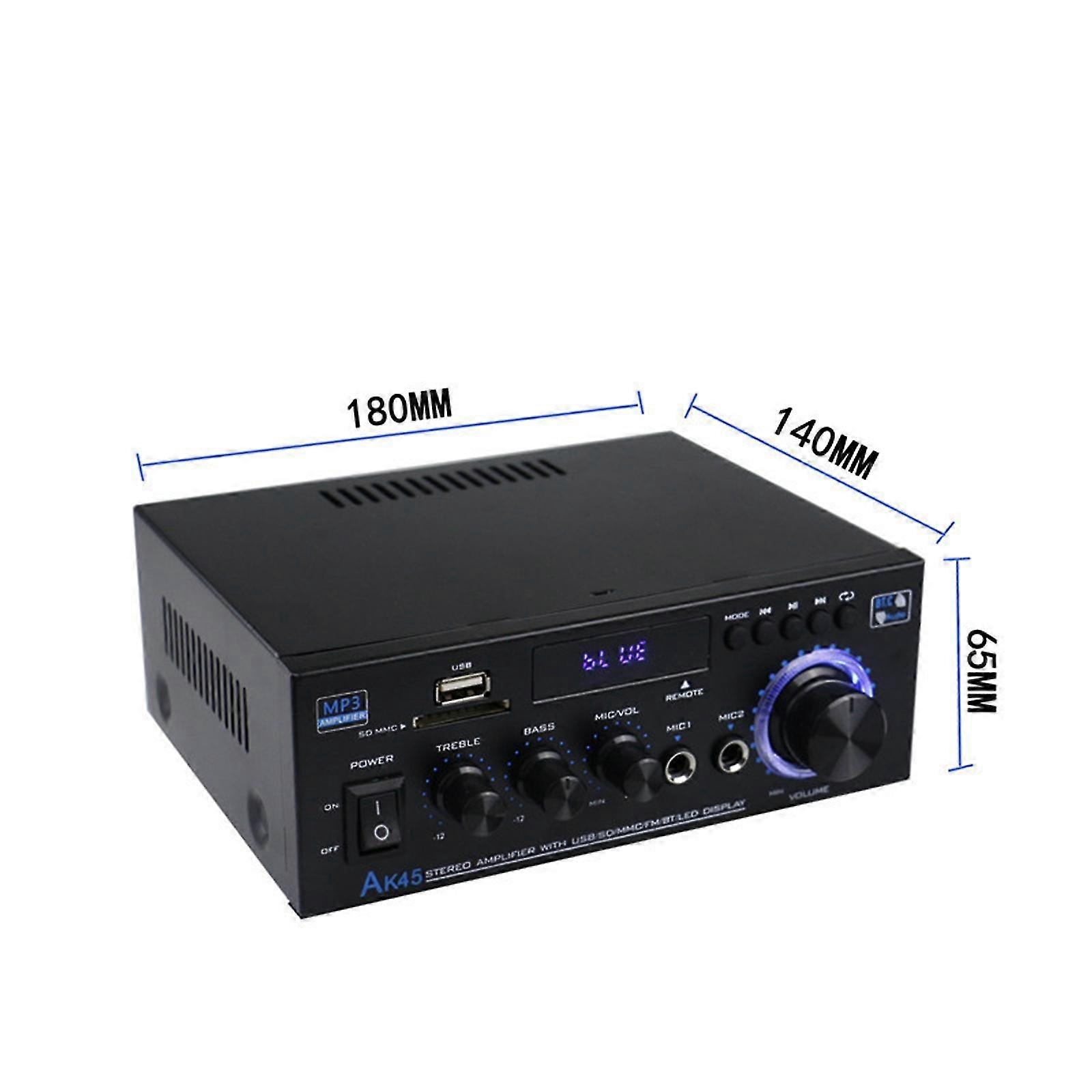Bluetooth Hifi Amplifier Digital Amplifier Stereo Audio Amplifier Usb ...