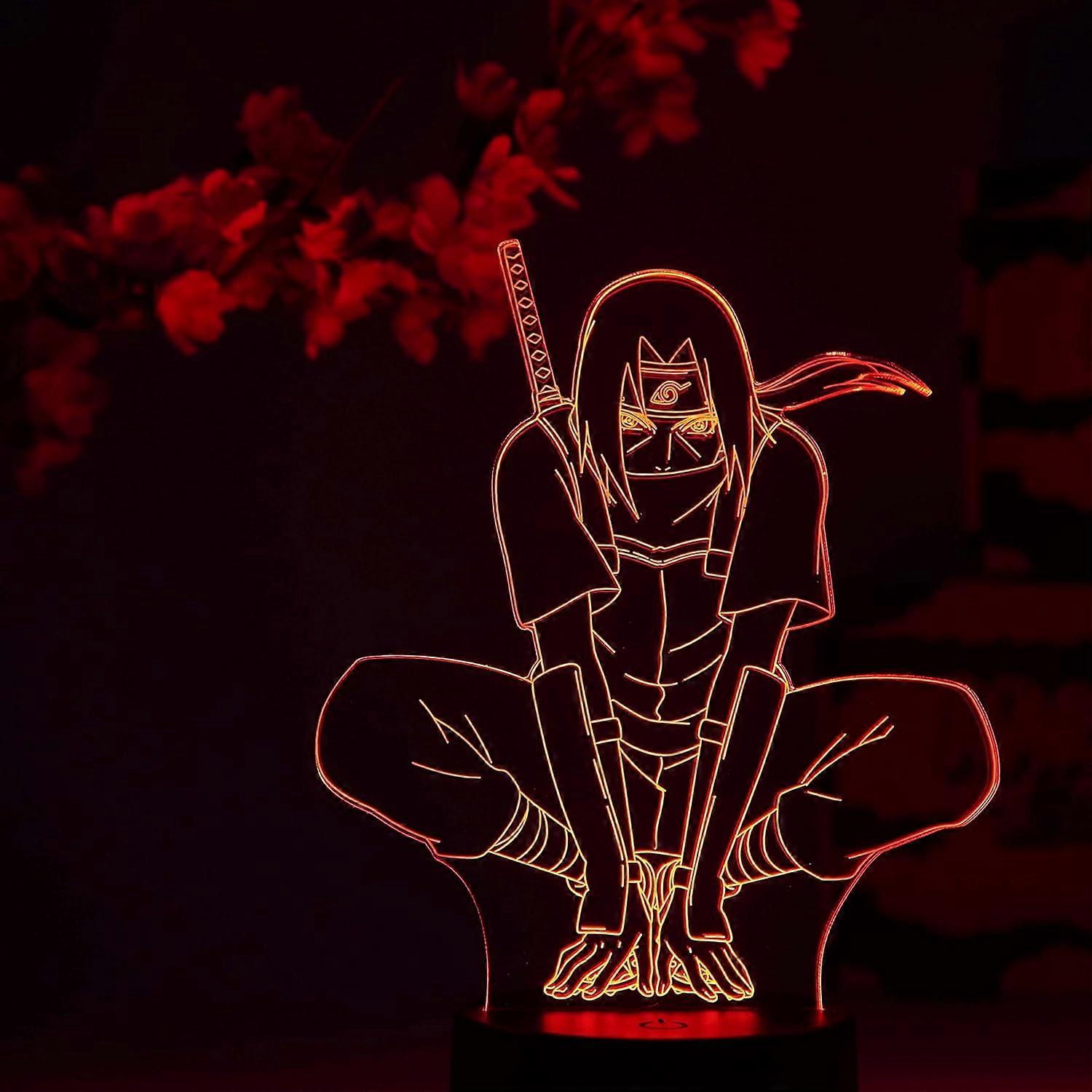 SBSG Itachi Uchiha Night Otaku Lamp Naruto Shippuden Anime Lamp Figure ...