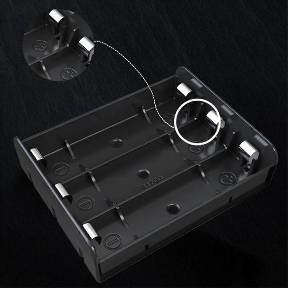 5PCS 4X 21700 Battery Holder Storage Box Case ABS Fireproof Power Bank ...