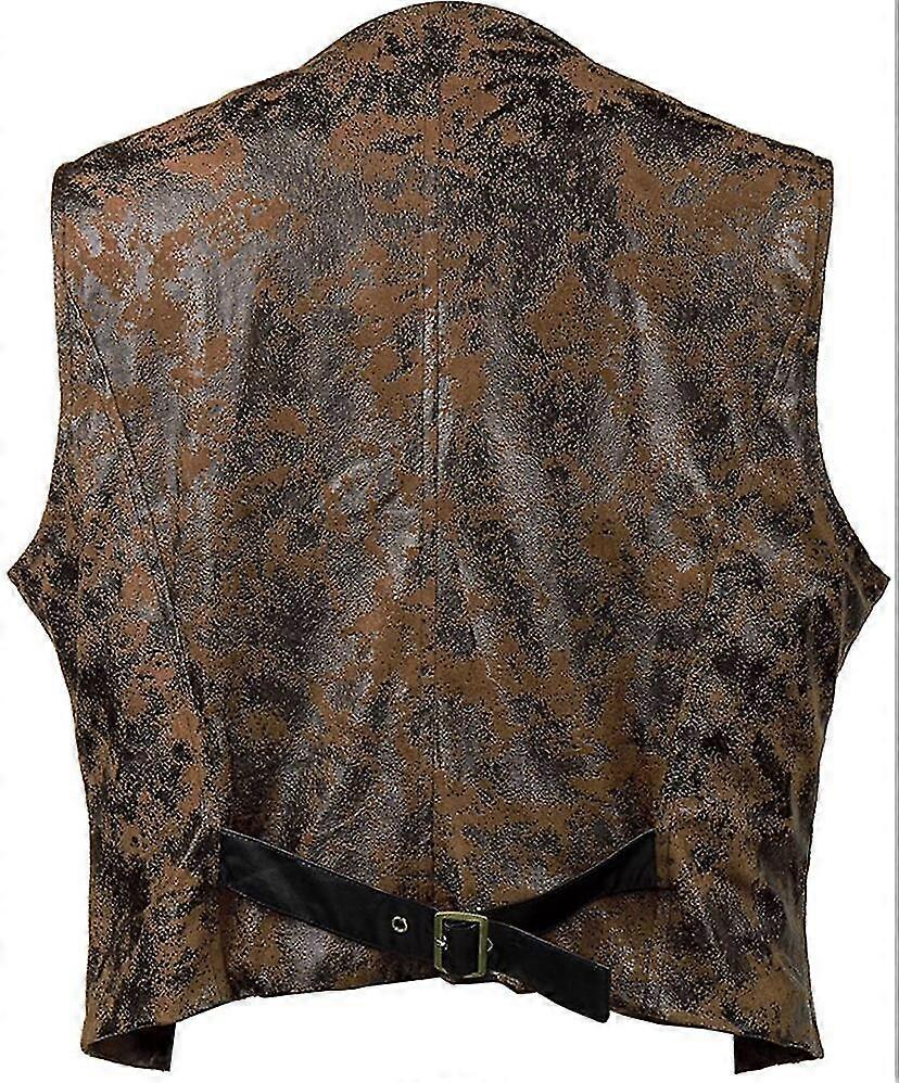 Men's Buffalo Hide Leather Vest With Holster | Fruugo UK