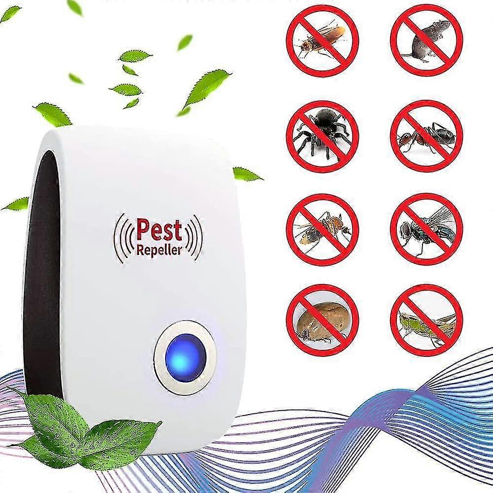 6 Pack Ultrasonic Pest Repeller, Ultrasonic Rat Repeller, Indoor ...