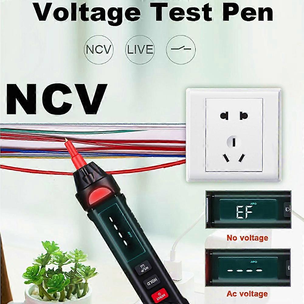 MT007/Pro/En Digital Multimeter Pen Type Test Lead Normal LCD/Anti ...