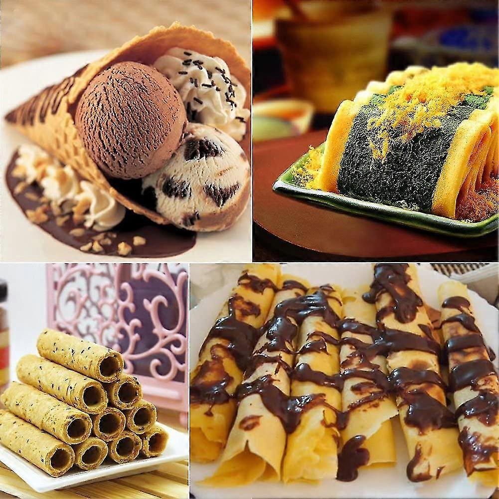 Botao Waffle Cone Maker Household Ice Cream Cone Machine Aluminum Alloy ...