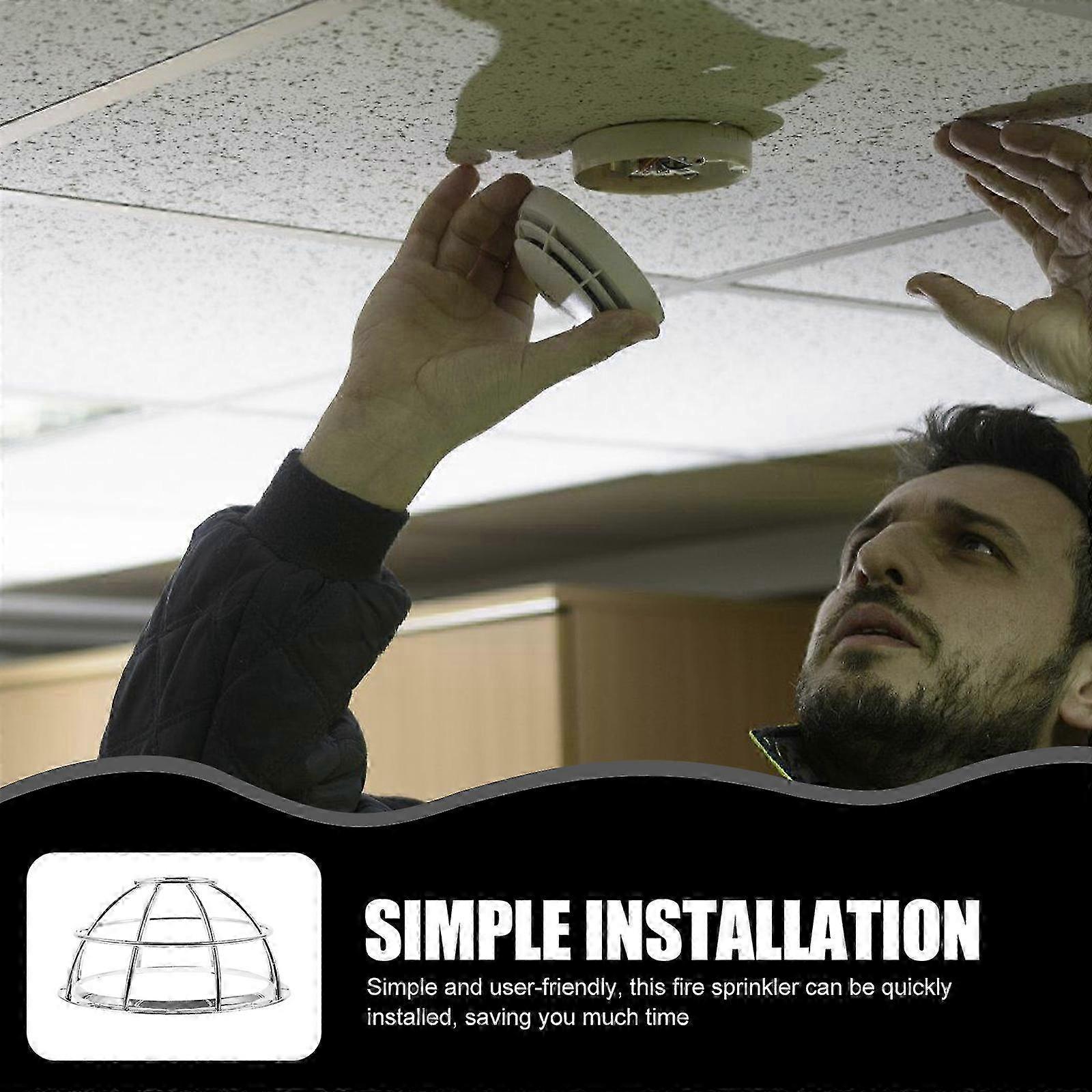 Hemisphere Fire Sprinkler Guard Fire Alarming System Sprinkler ...