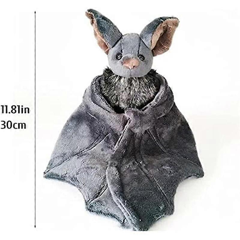 12" Large Bat Plush Toys, Creepy Goth Bat Stuffed Animal Lifelike Bats ...