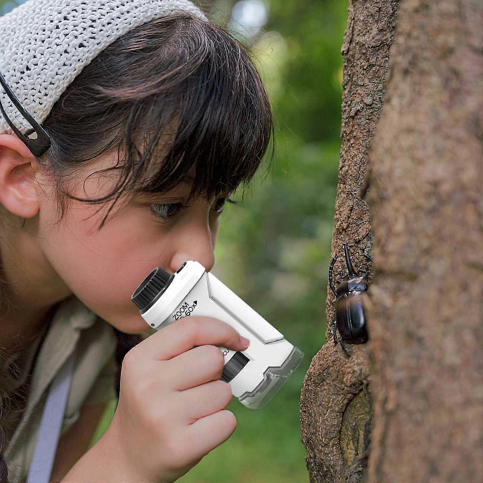 Children's toys Microscope 2025 New Kids Portable Handheld Mini ...