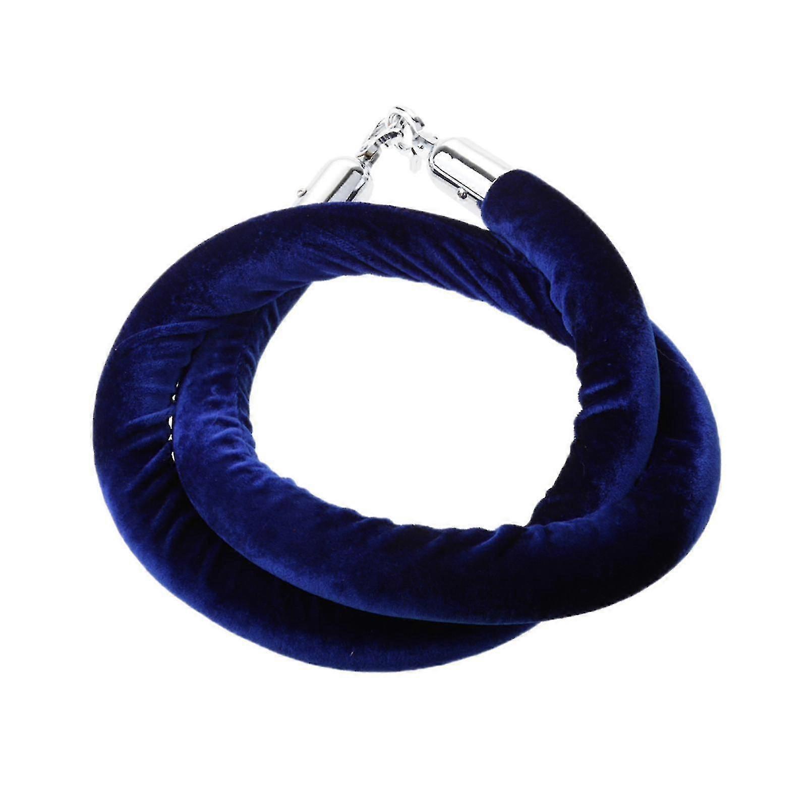 1.5m Velvet Rope Crowd Control Stanchion Post Queue Line Barrier Red ...