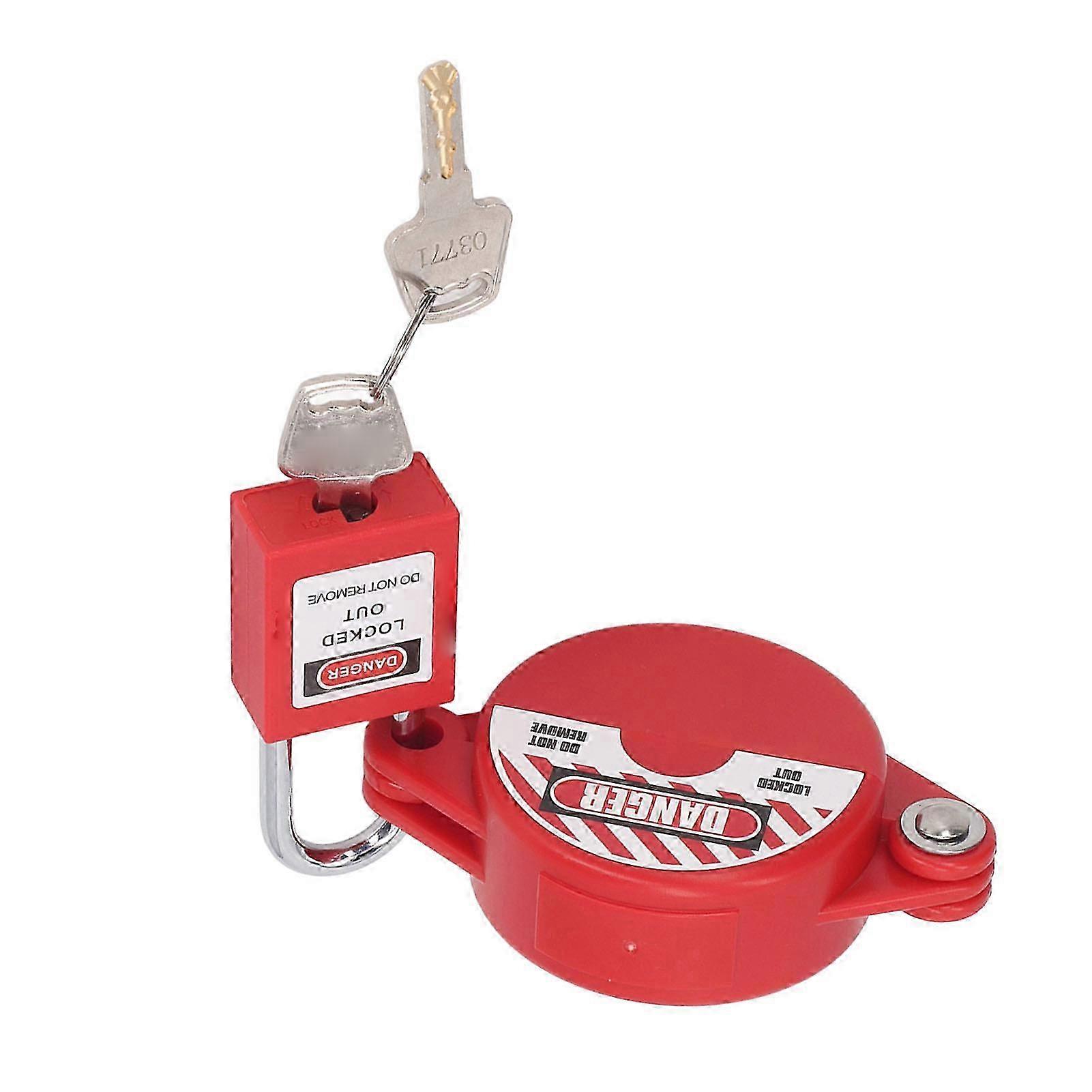 Foldable Gate Valve Lockout Device Safety Padlock Set Secure Lock ...