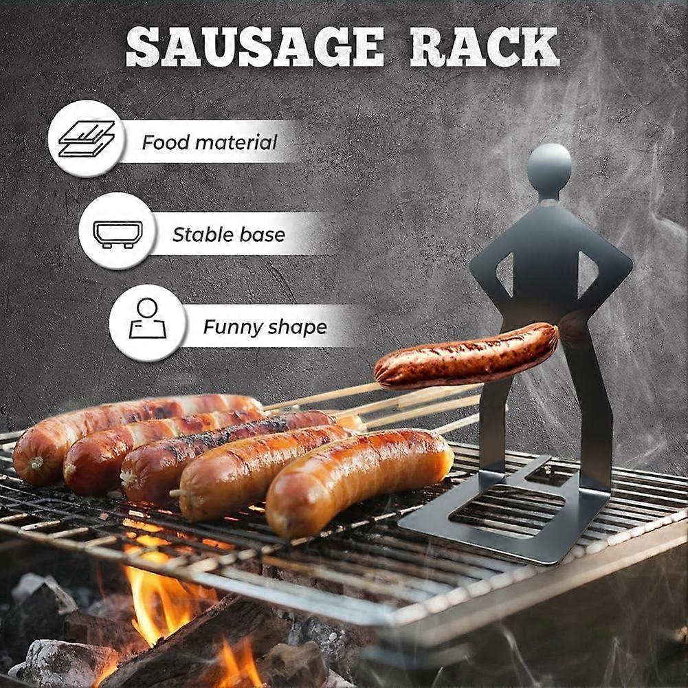 Funny BBQ Sausage Holder, Stainless Steel Sausage Roaster, Grill ...