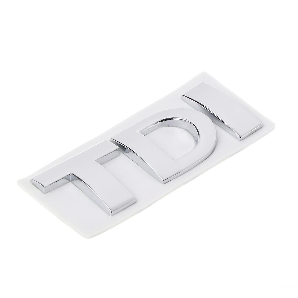 TDI Badge Metal Emblem Decal Logo Sticker Rear Boot Lid Trunk Tailgate ...