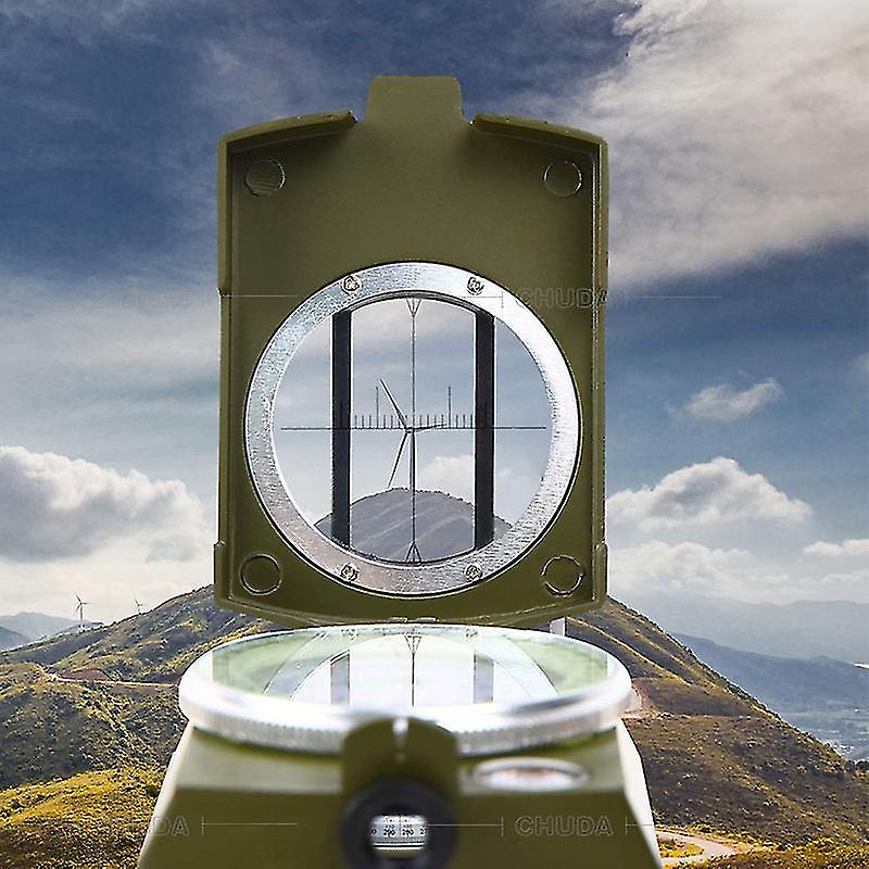 Professional Multifunctional Compass, All Metal Military Waterproof ...