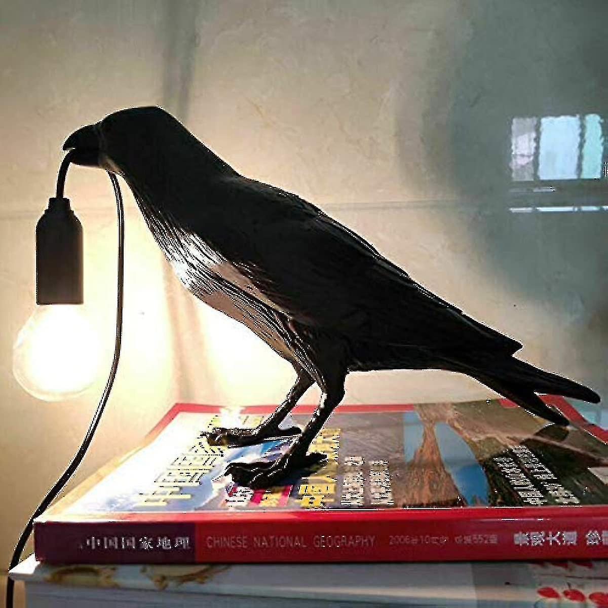 Crow Table Lamp Nataliey Birds Table Lamps Led Bird Wall Light Mordern ...