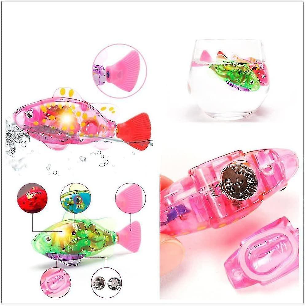 3pcs Robo Fish For Cats, Robot Fish Cat Toy, Interactive Robot Swimming ...
