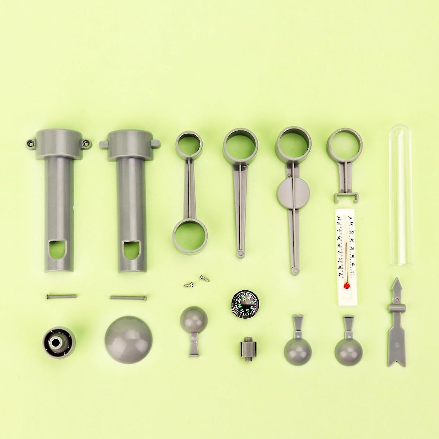 Multifunction Weather Station Set Educational Toy For Kid DIY Weather ...