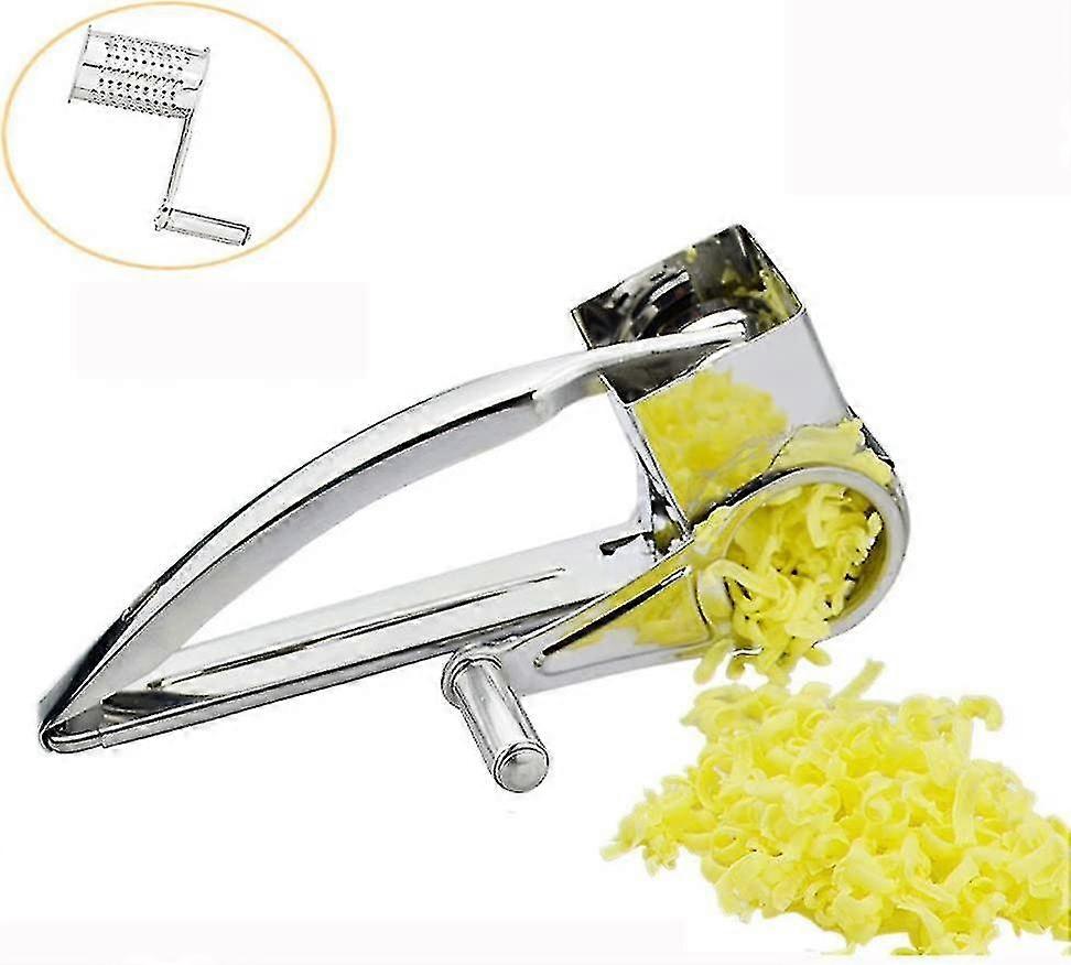 Grinder For Manual Cheese, Parmesan Grater, Stainless Steel Drum Grater ...