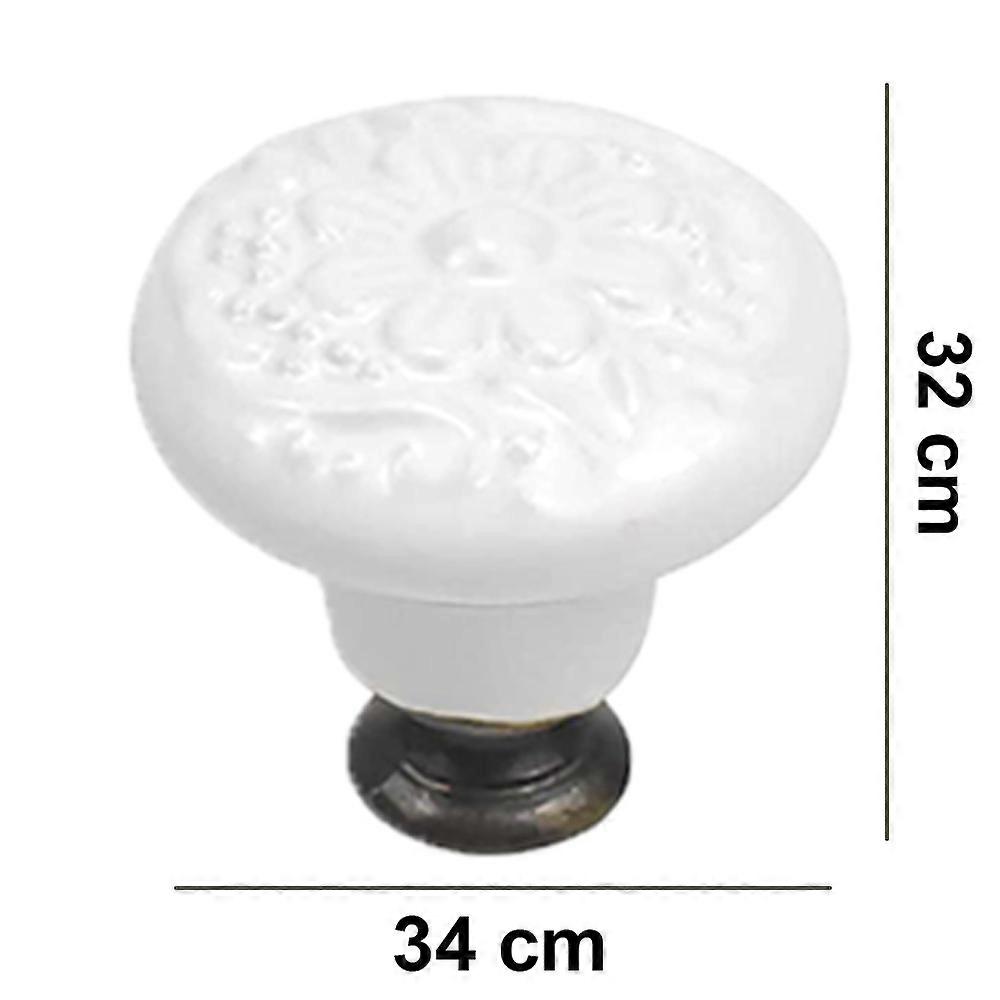 10 pieces ceramic knobs, vintage cabinet door knobs, drawer knobs, ceramic door knobs, drawer ...