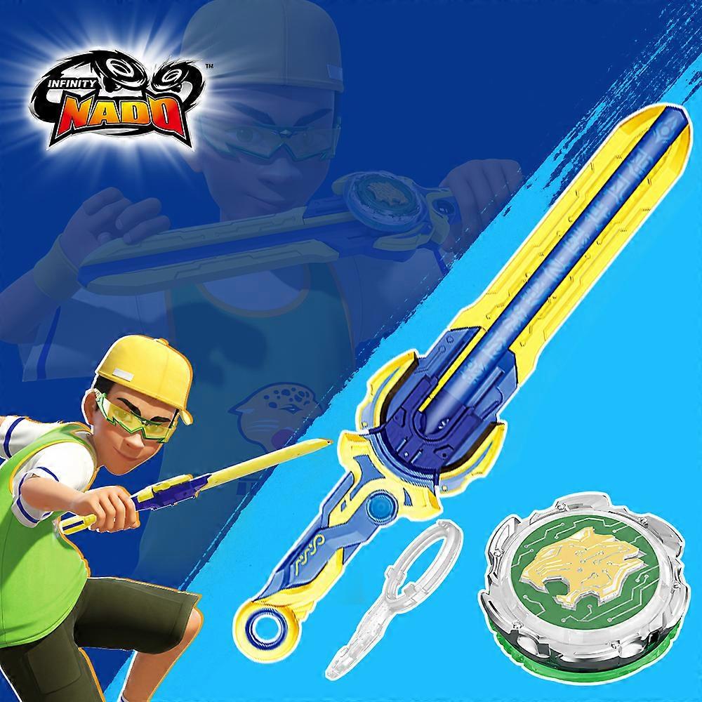 6 Standard Pack-lightning Leopard Glowing Metal Spinning Top Gyro With ...