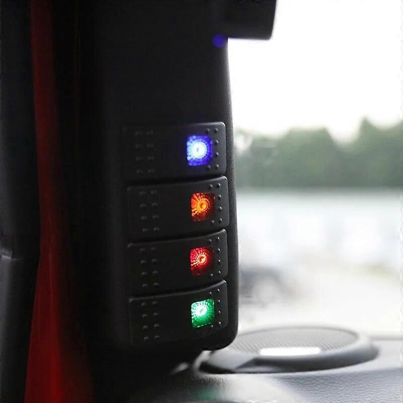 Left Hand A Pillar Switch Pod with 4 Rocker Switches for Jeep Wrangler ...