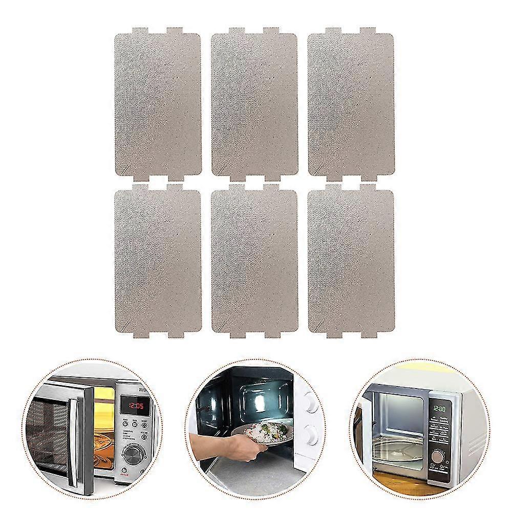 6 Pcs Microwave Plate Cover Microwave Oven Parts Oven Waveguide Cover ...