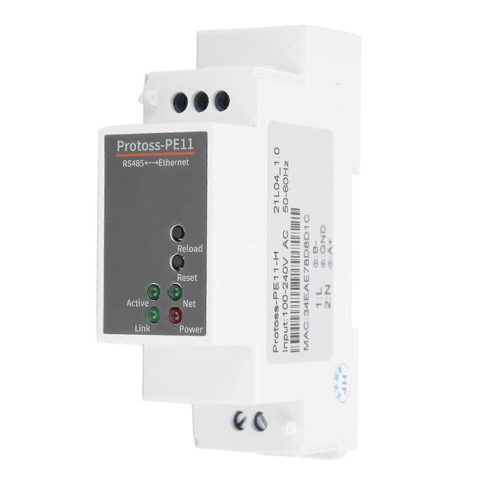 RS485 to Ethernet Serial Server Rail Mounting Router 100-240VAC PE11-H for FreeRTOS | Fruugo UK