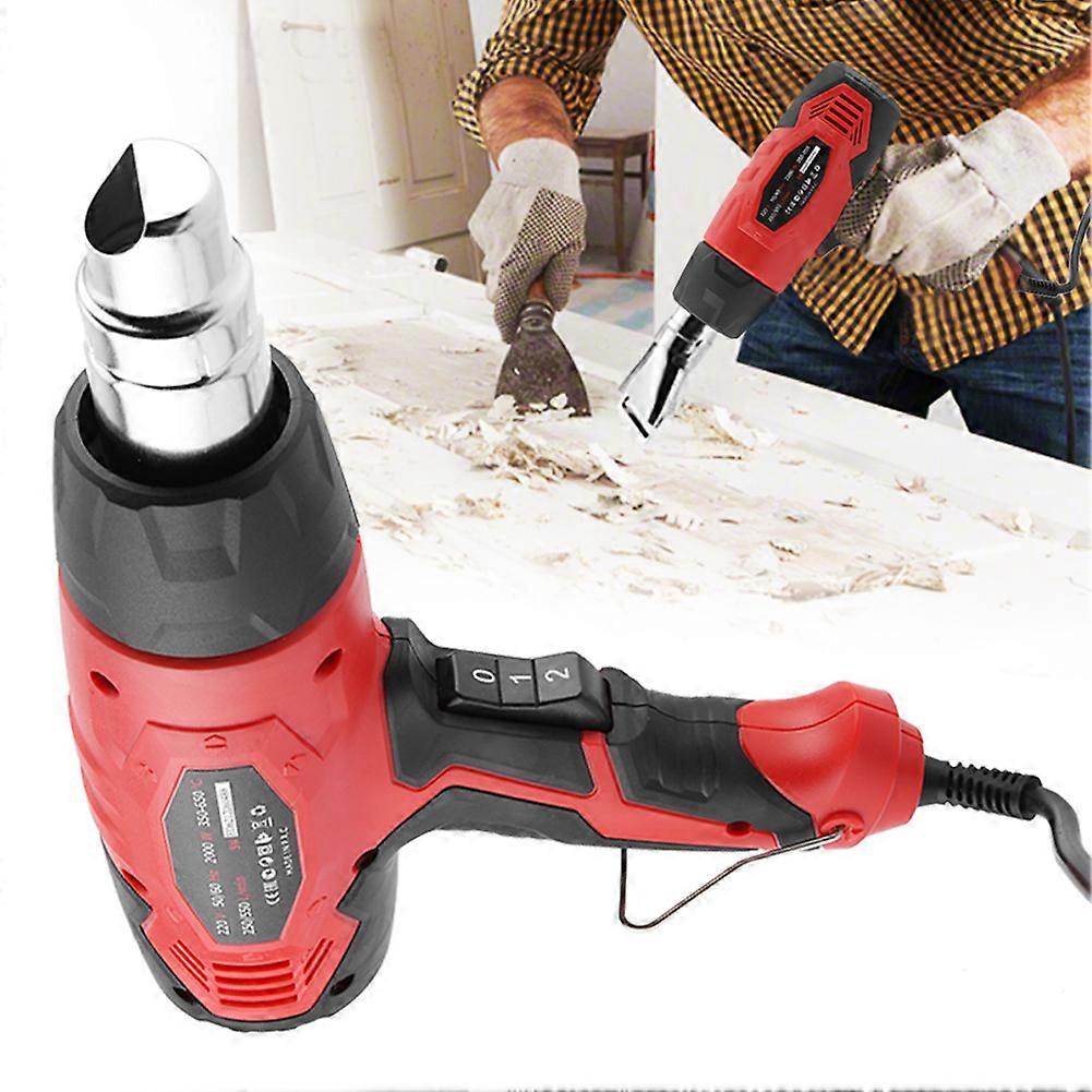 2000W Professional Heat Gun 350/650(662/1202) Hot Air Gun with 4 ...