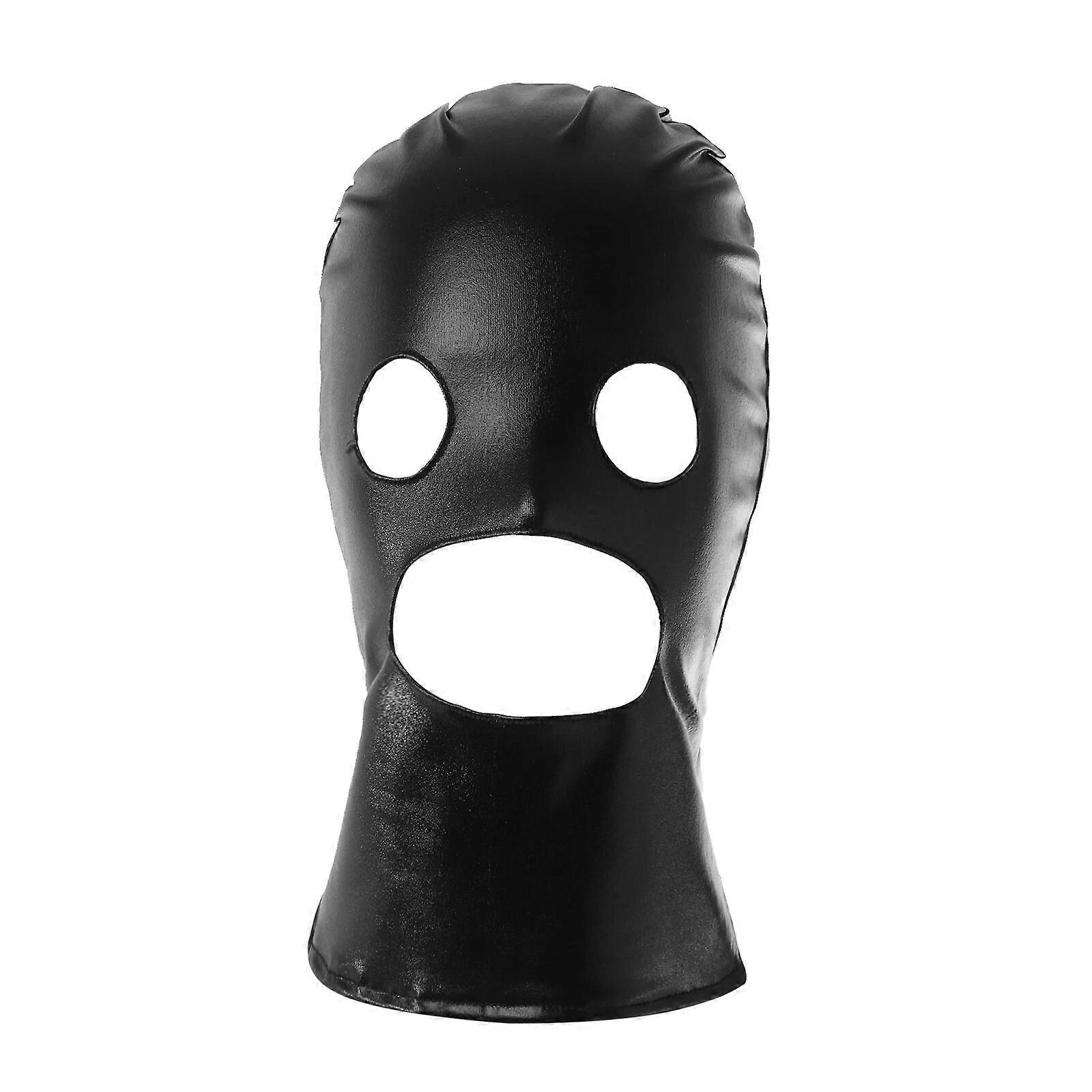 Latex Hood Mask Open Eyes Mouth Nostrils Mask Hood Unique Club Wear ...