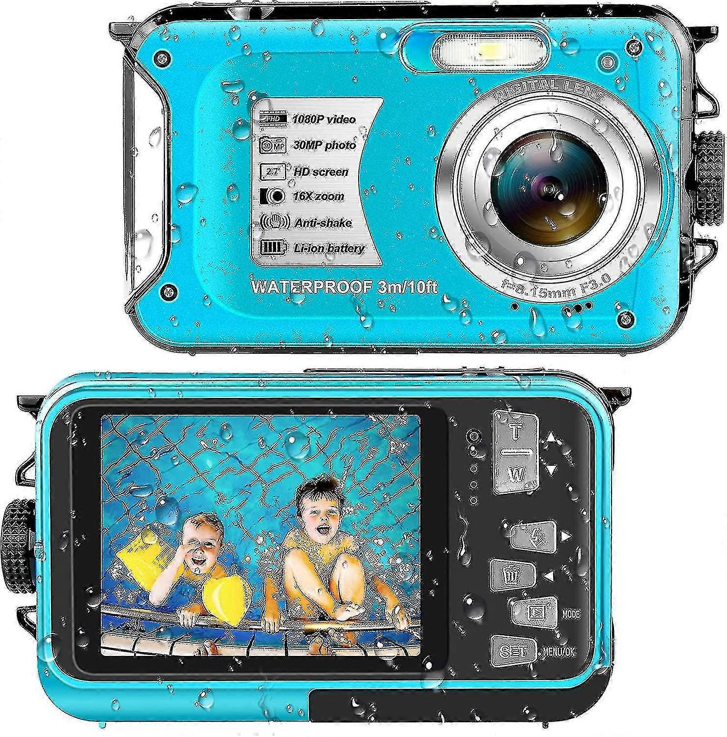 Waterproof Camera Underwater Camera Full Hd 1080p 30 Mp Video Recorder ...