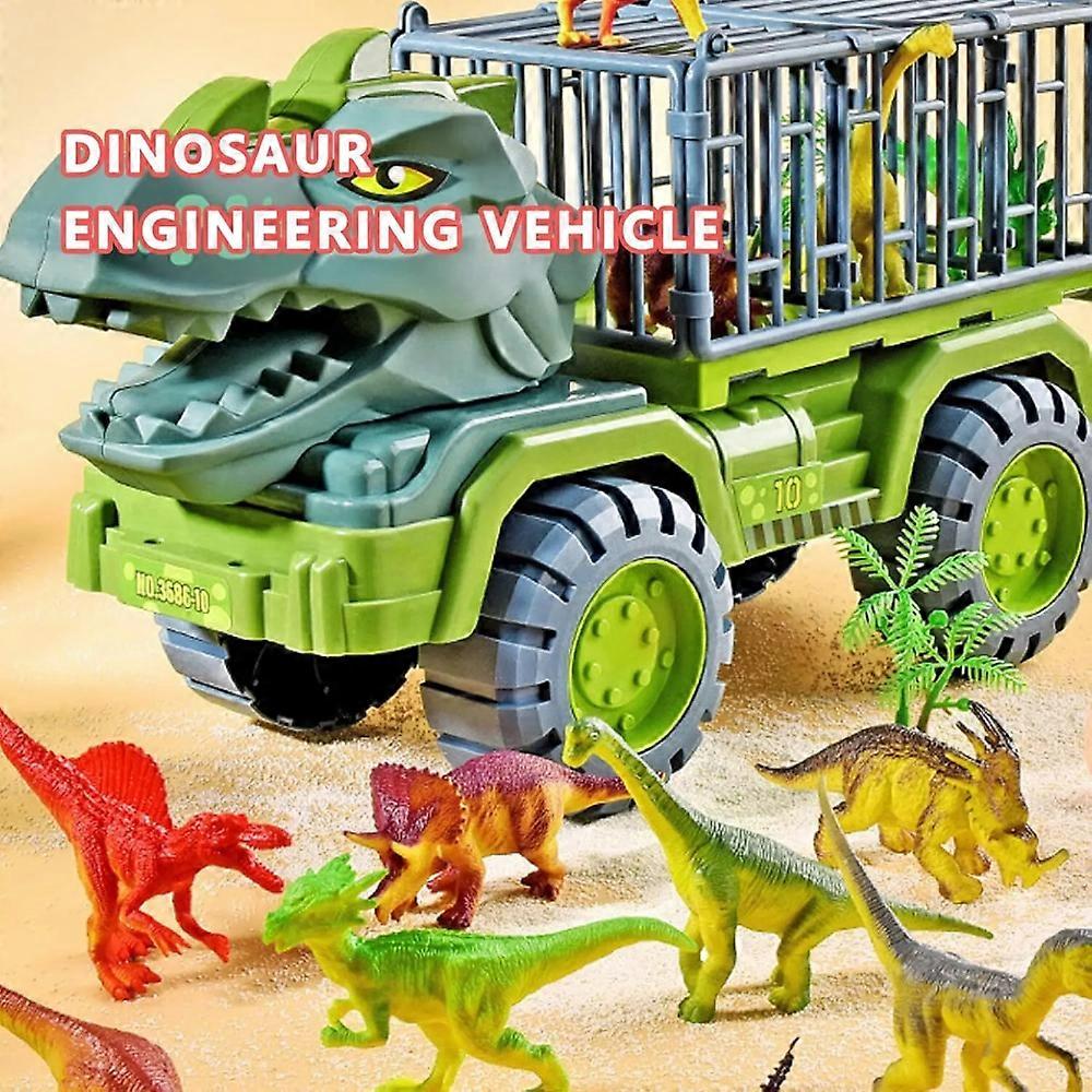 2024 New Dinosaur Engineering Vehicle,Dinosaur Truck Toy | Fruugo UK