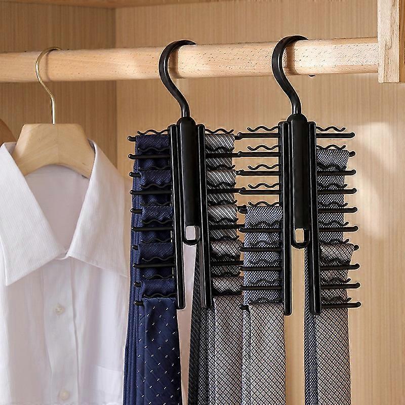 Tie Rack 1Pcs Tie Rack Hangers Rotating Tie Hanger Adjustable Tie Racks ...