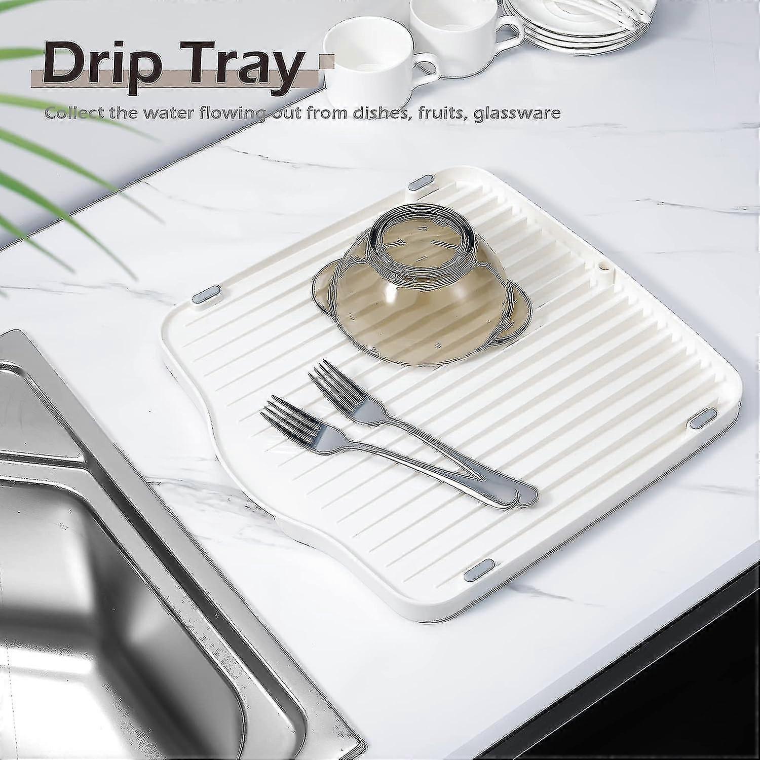 Great Draining Board Tray For Under-mount Sink Drain Board Plastic Dish ...