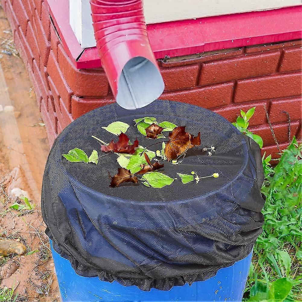 Mesh Cover For Rain Barrels With Drawstring, Water Collection Buckets ...