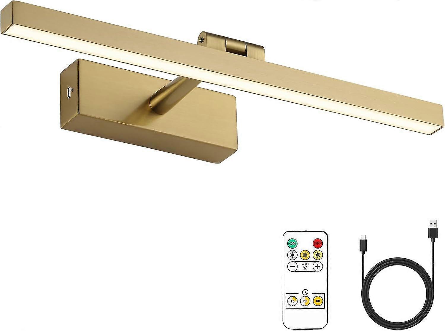 Battery Operated Picture Light Wireless Gallery Light with Remote ...