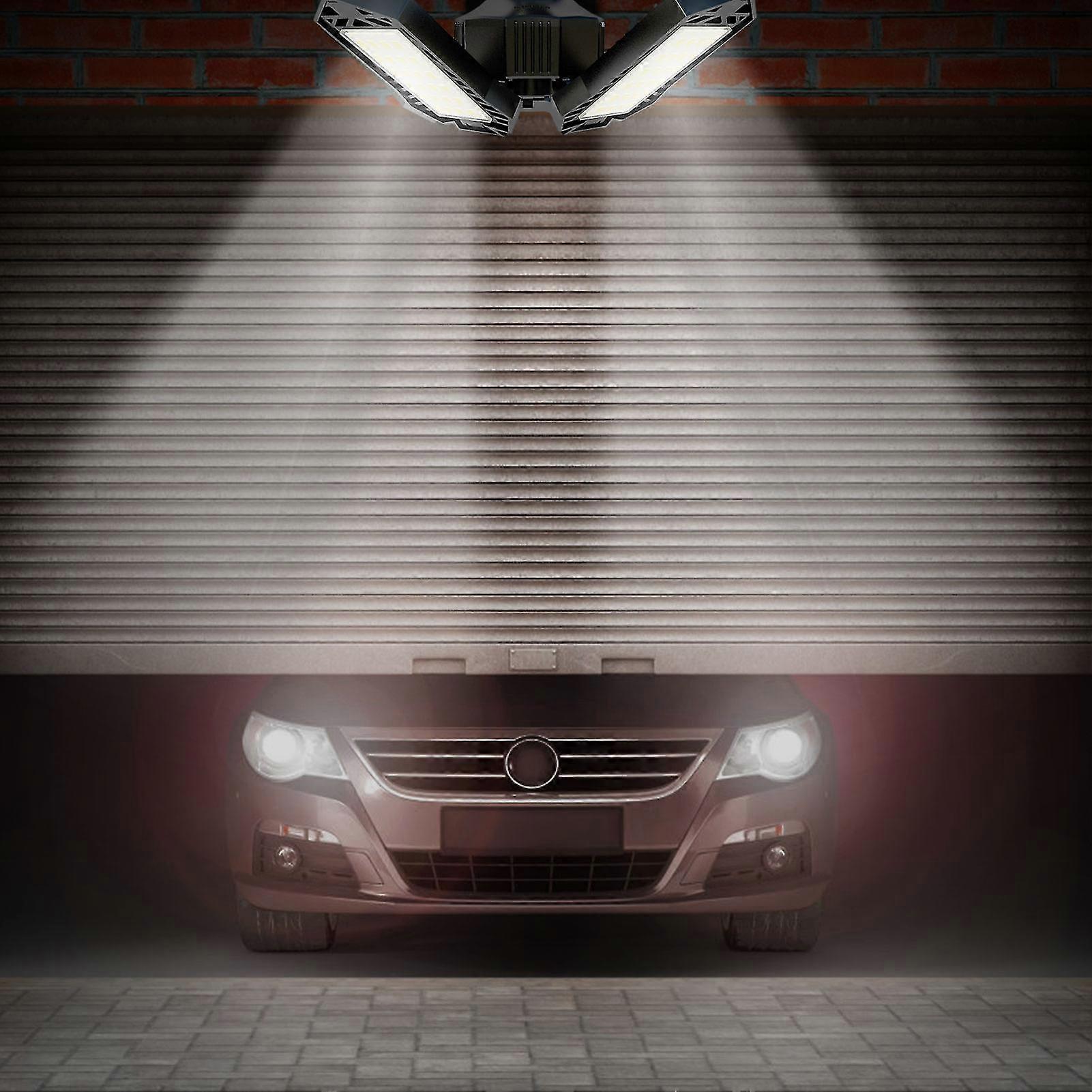 Led Basement Light Panels Garage Lighting With 5 Adjustable Panels For ...