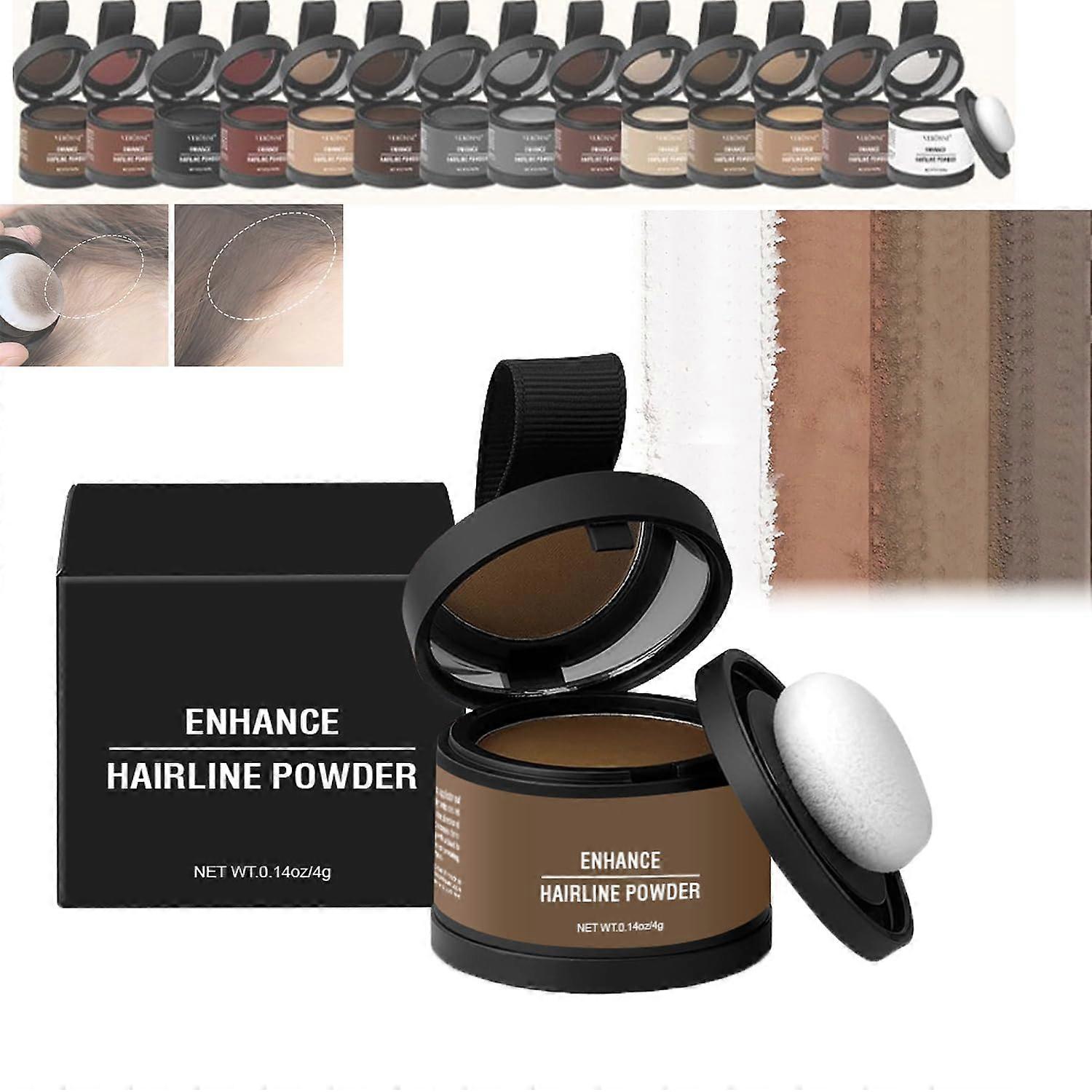 Enhance Hairline Powder, Hairline Powder Instantly Conceals Hair For ...