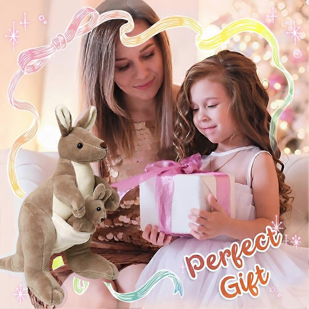 Kangaroo Plushs Toy Plushs Toys Cuddly Toy Mother And Child Kangaroo ...