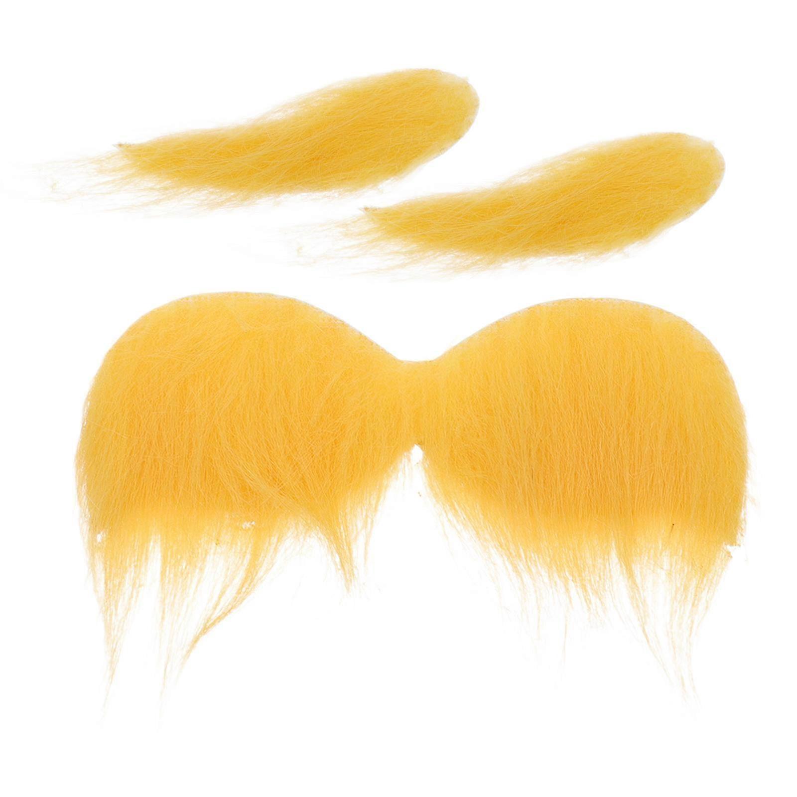 Fake Mustache Eyebrows Fake Beard Stick On Mustache Cosplay Costume ...