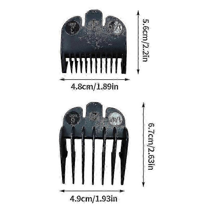 8pcs Attachment Hair Clipper Guide Limit Comb 8in1 Blades Trimmer ...