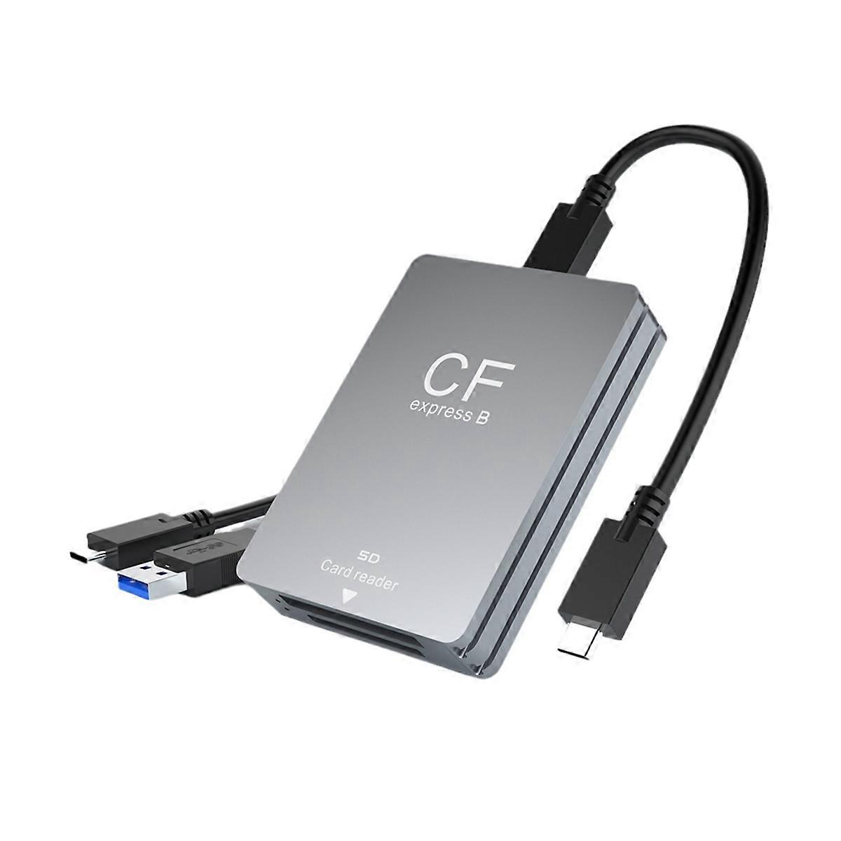 2 in 1 CFexpress Type B SD Card Reader CFexpress Reader USB 3.2 10Gbps ...