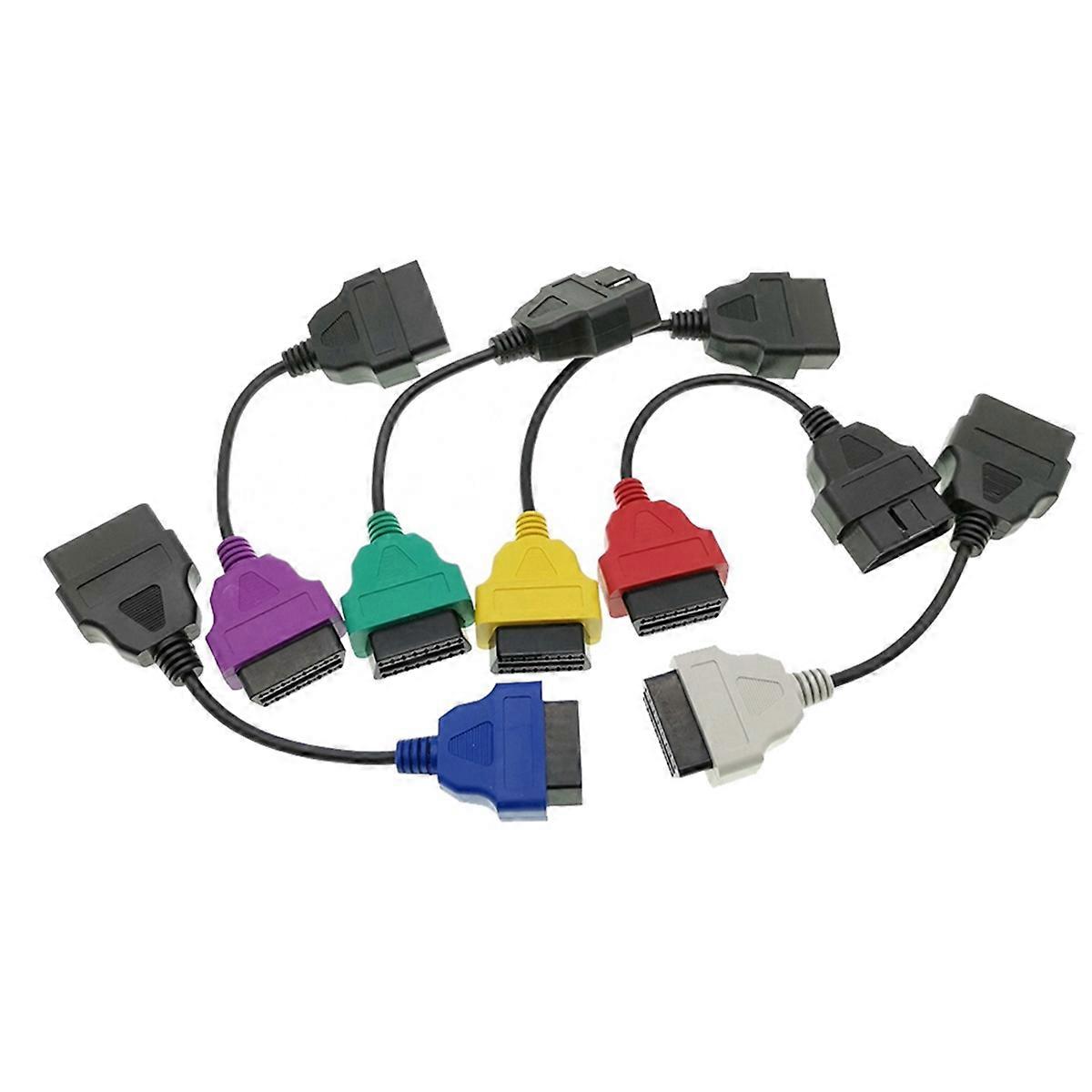 For Fiat ECU Scan 6 Color Adapter MultiECUScan OBD 2 Connector | Fruugo UK