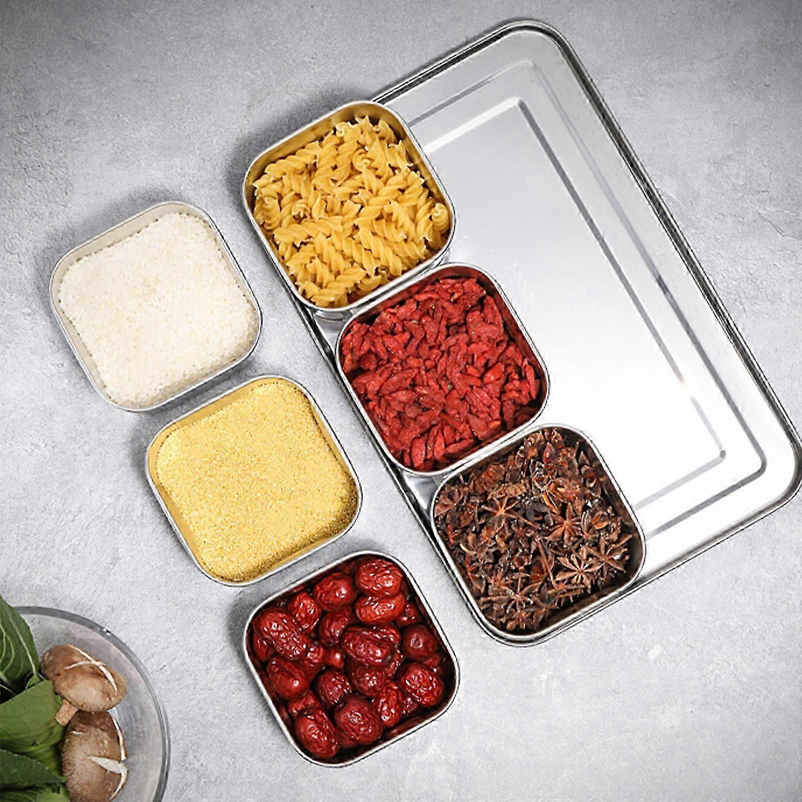 2025 Latest Model Stainless Steel Spices Container Organizers With Seal ...
