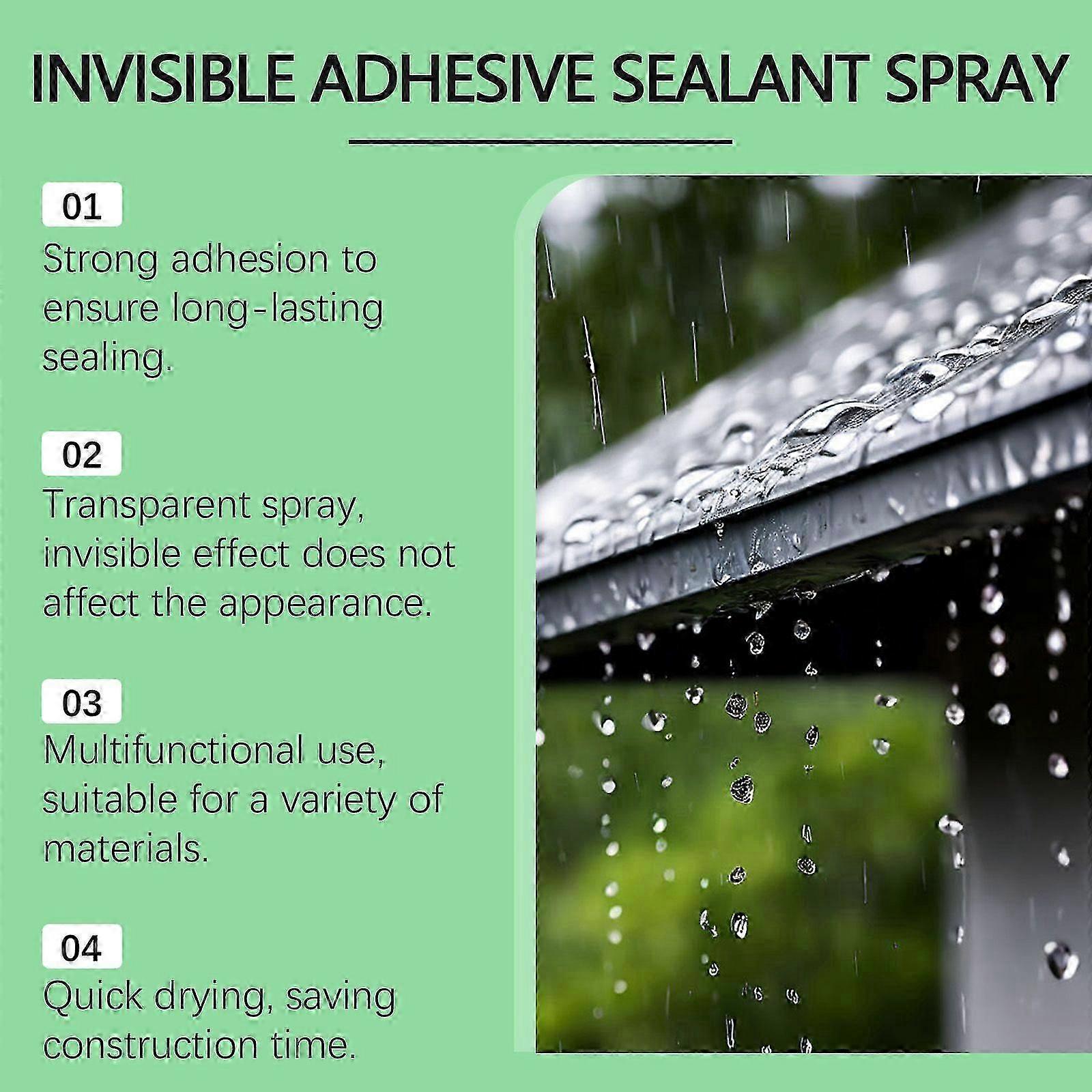 Invisible Adhesive Sealant - Waterproof Multi-Purpose Spray for Home ...
