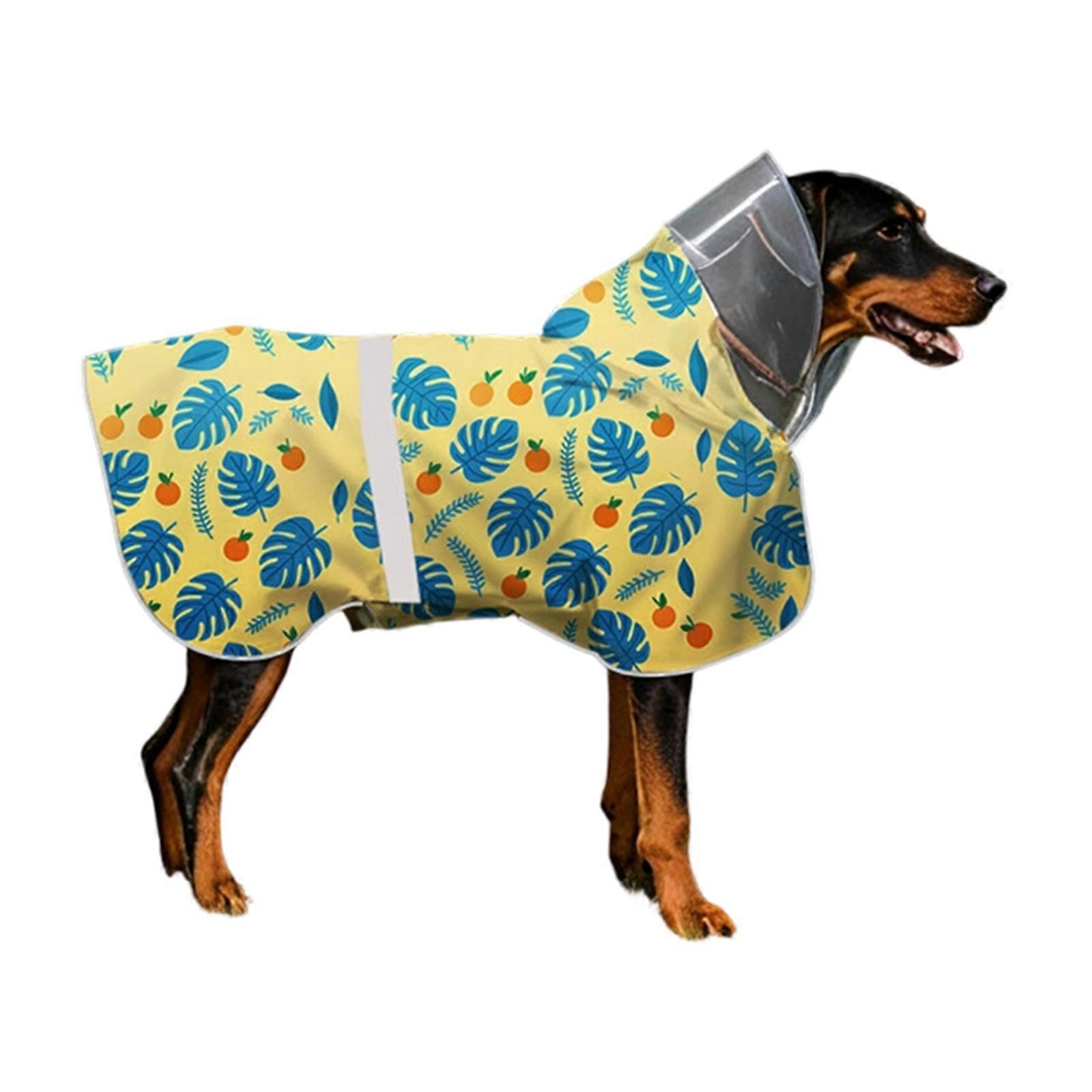 Pet Dog Raincoat Suitable for Large, Medium and Small Dog Reflective ...