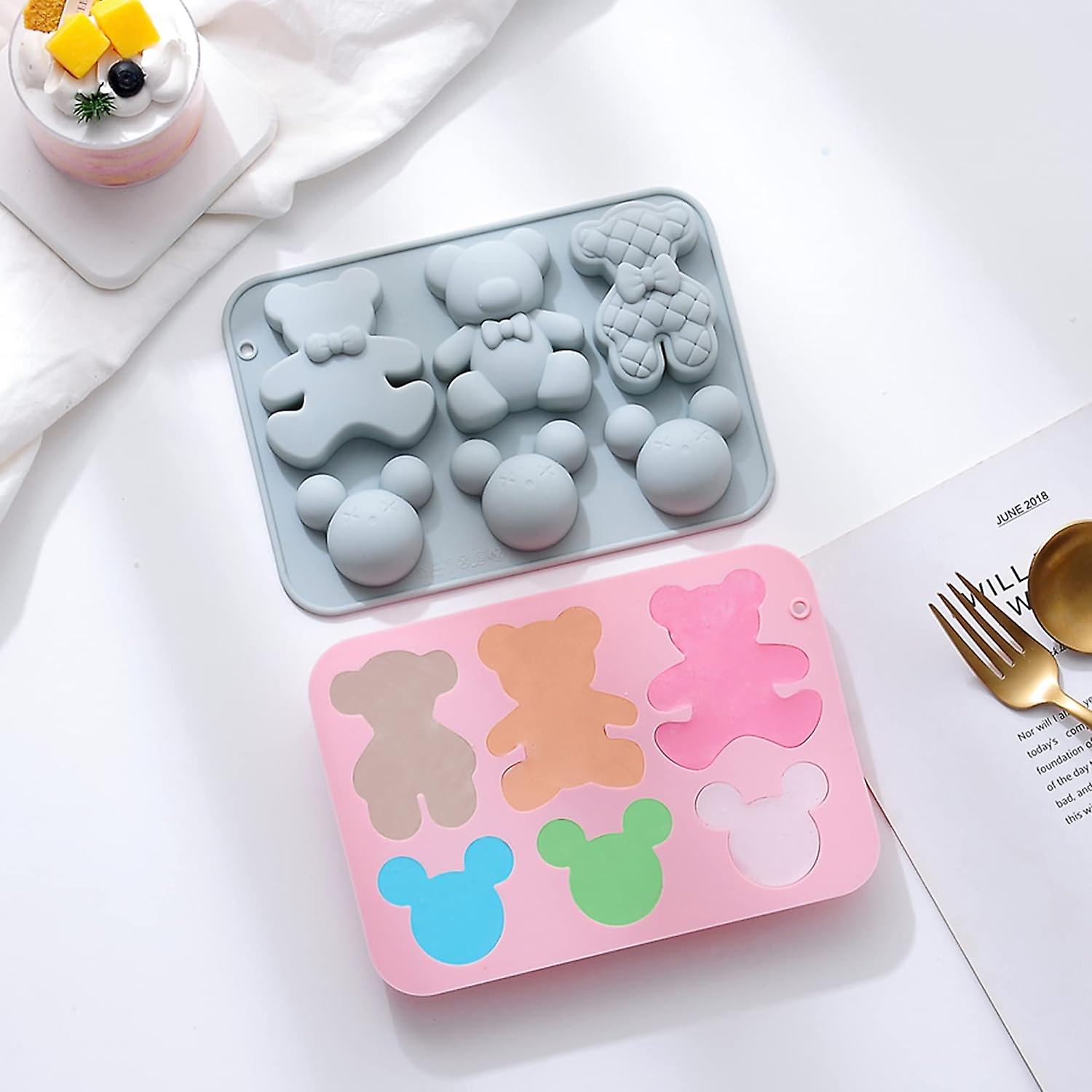 Bear Silicone Cake Molds, Jello Mold For Kids, Diy Baking Tool For ...