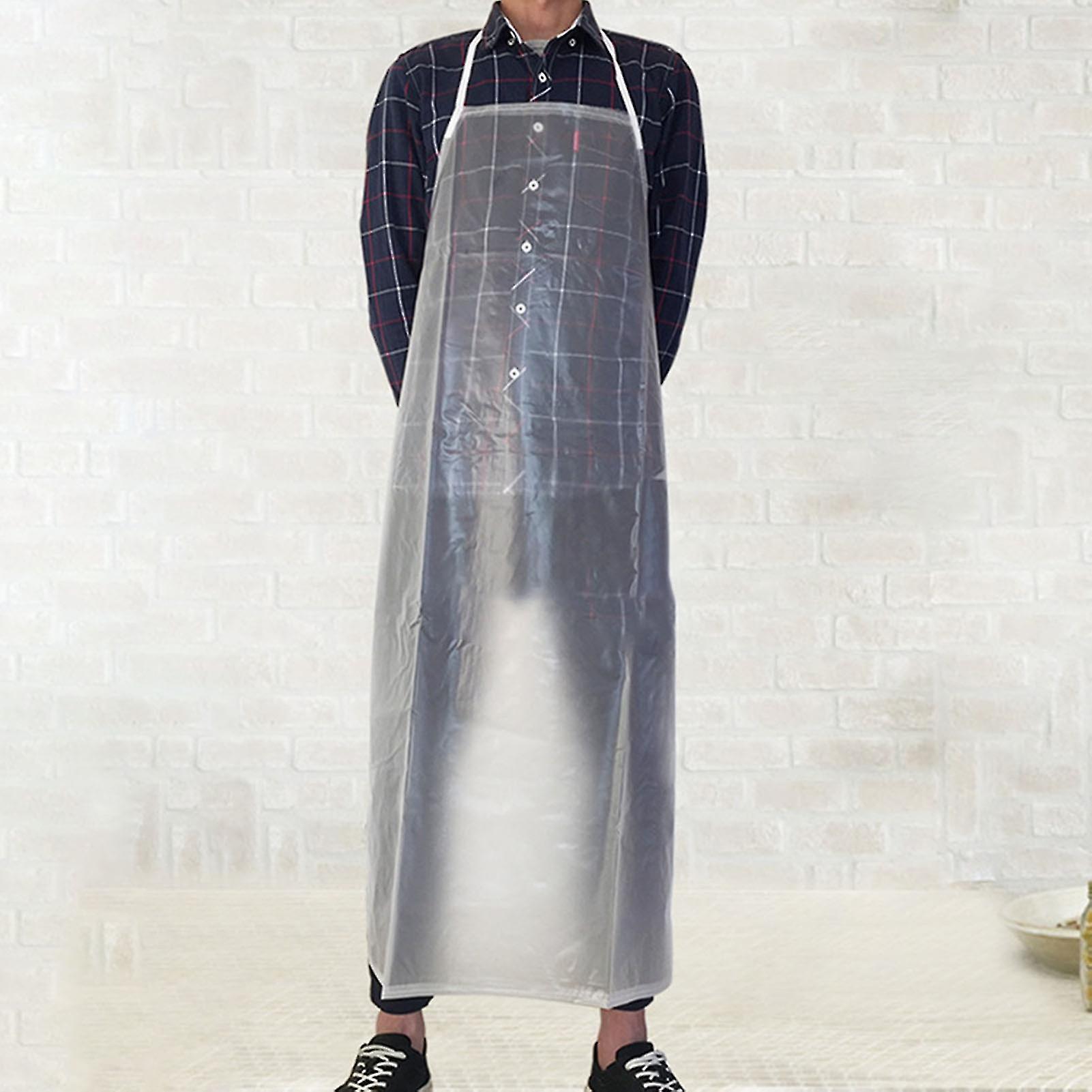 Waterproof Transparent Clear Pvc Apron Kitchen Restaurant Housework ...