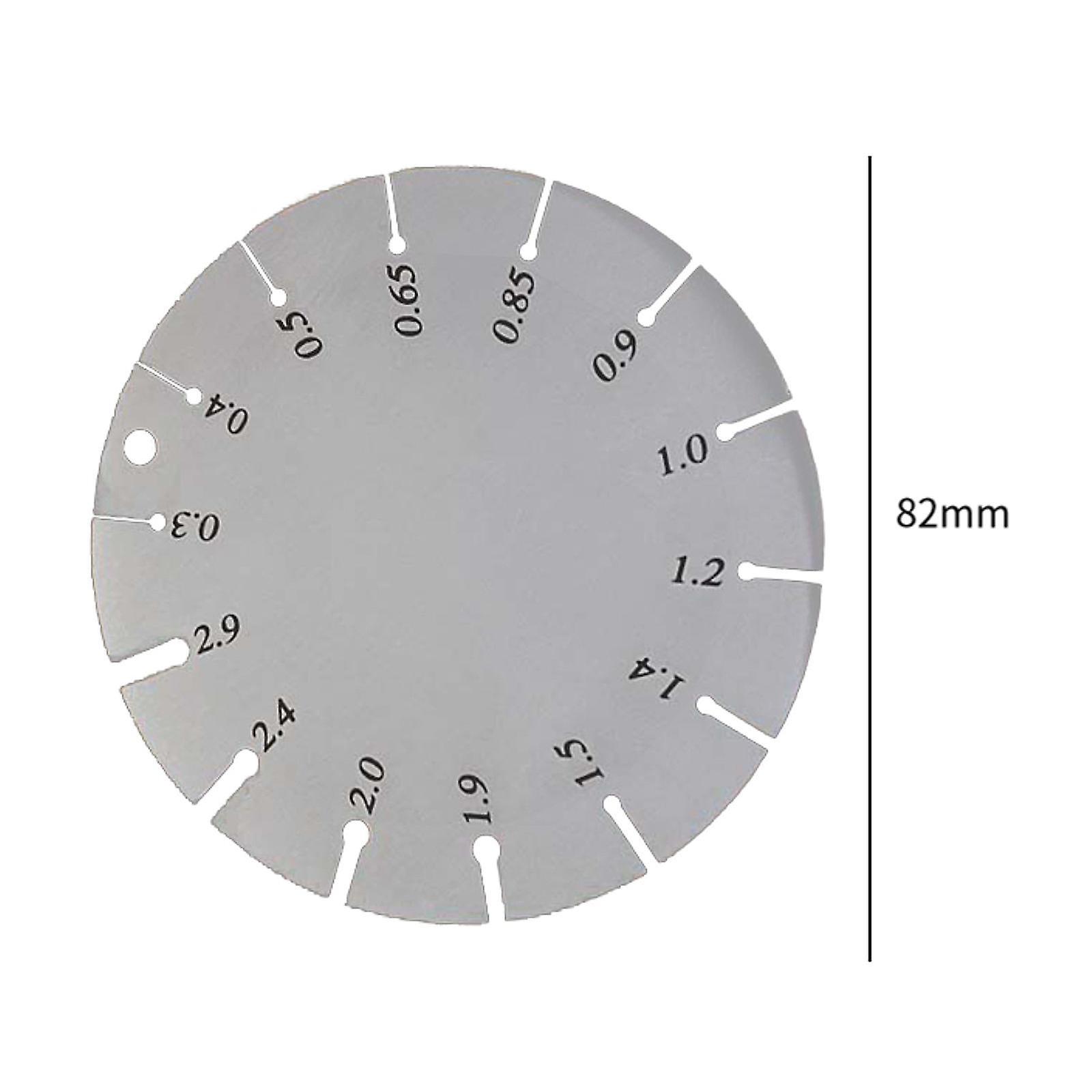 Wire Gauge Measuring Round Wire Cable Sheet Gage Measuring Tool Welding ...