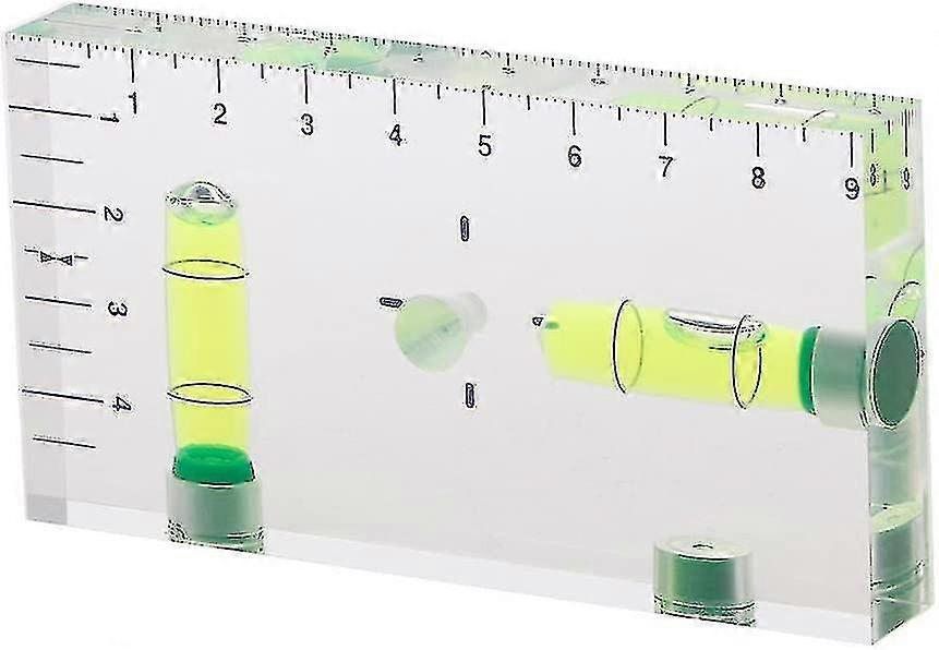 High Precision Mini Two Way Clear Magnetic Spirit Level | Fruugo UK