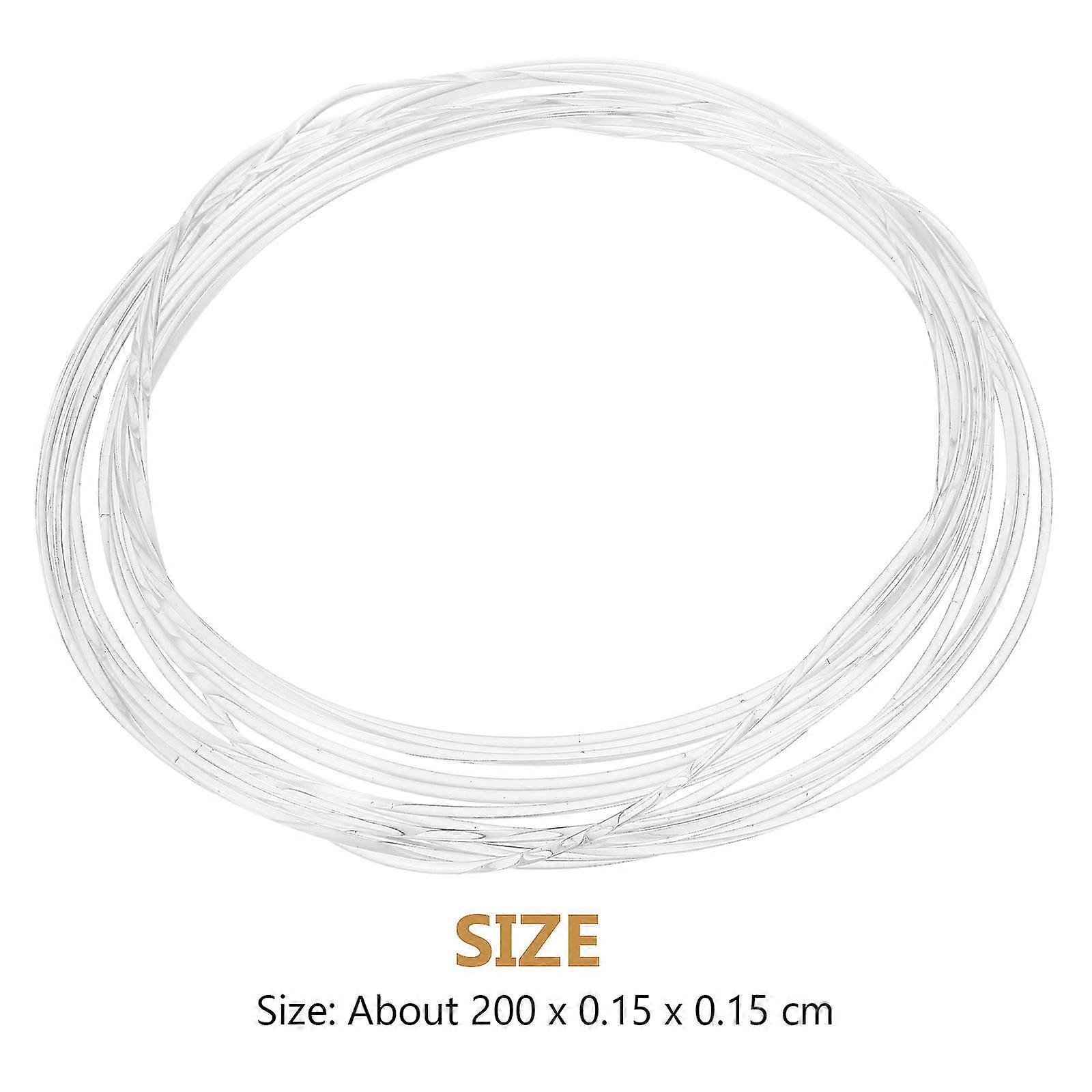 1pc 2m Optic Fiber Cable Optical Fiber Solid Transparent Light-emitting ...